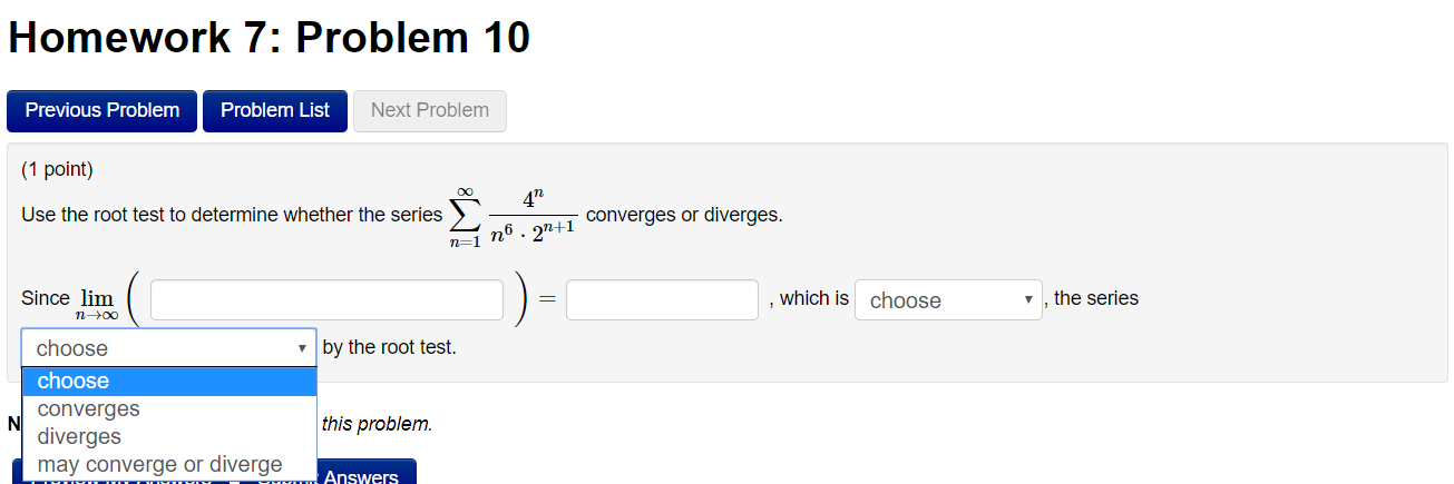 Solved Homework 7 Problem 10 Previous Problem Problem List