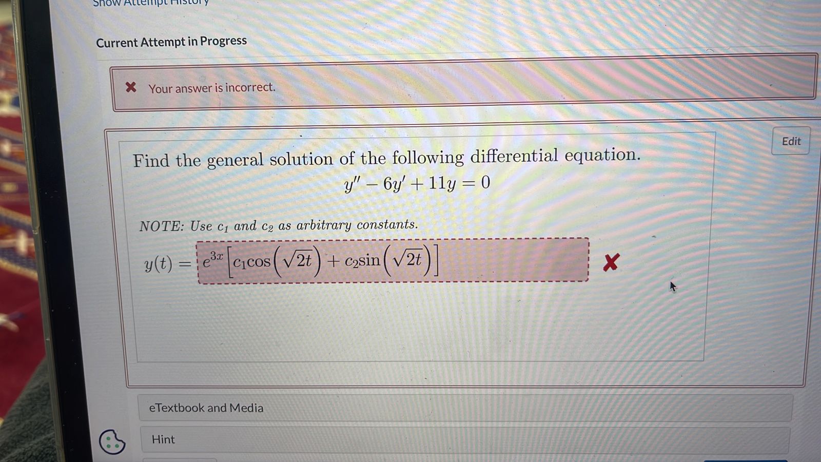 Solved Find the general solution of the differential | Chegg.com