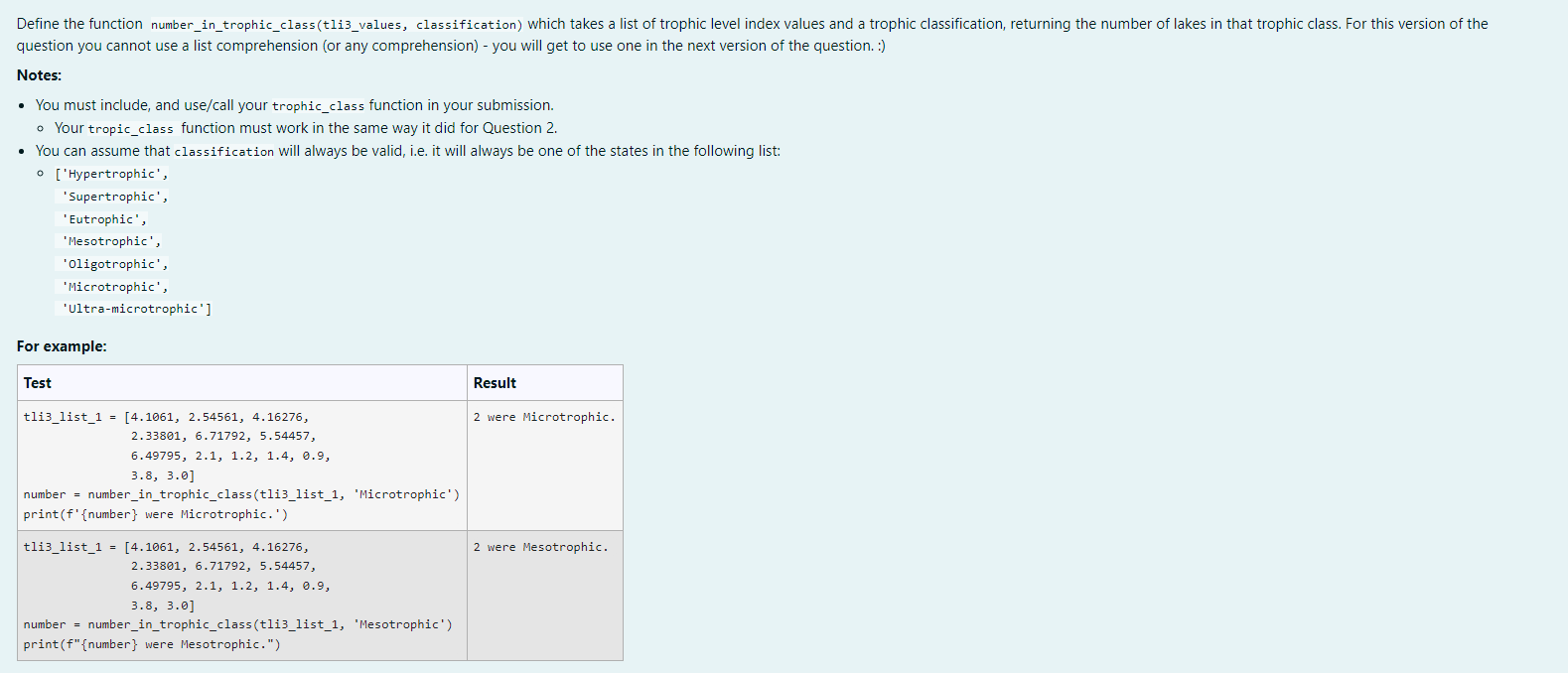 Solved Python Read Question Carefully as answer must be | Chegg.com