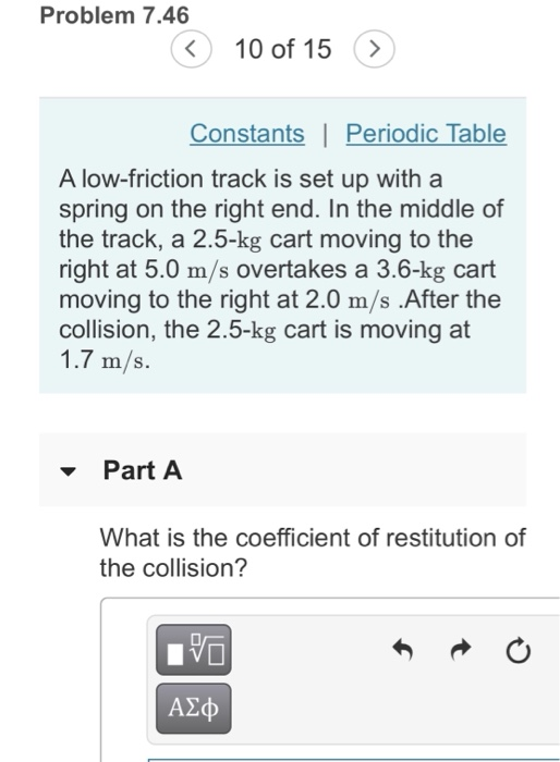 Solved Problem 7.46 10 of 15 Constants |Periodic Table A | Chegg.com