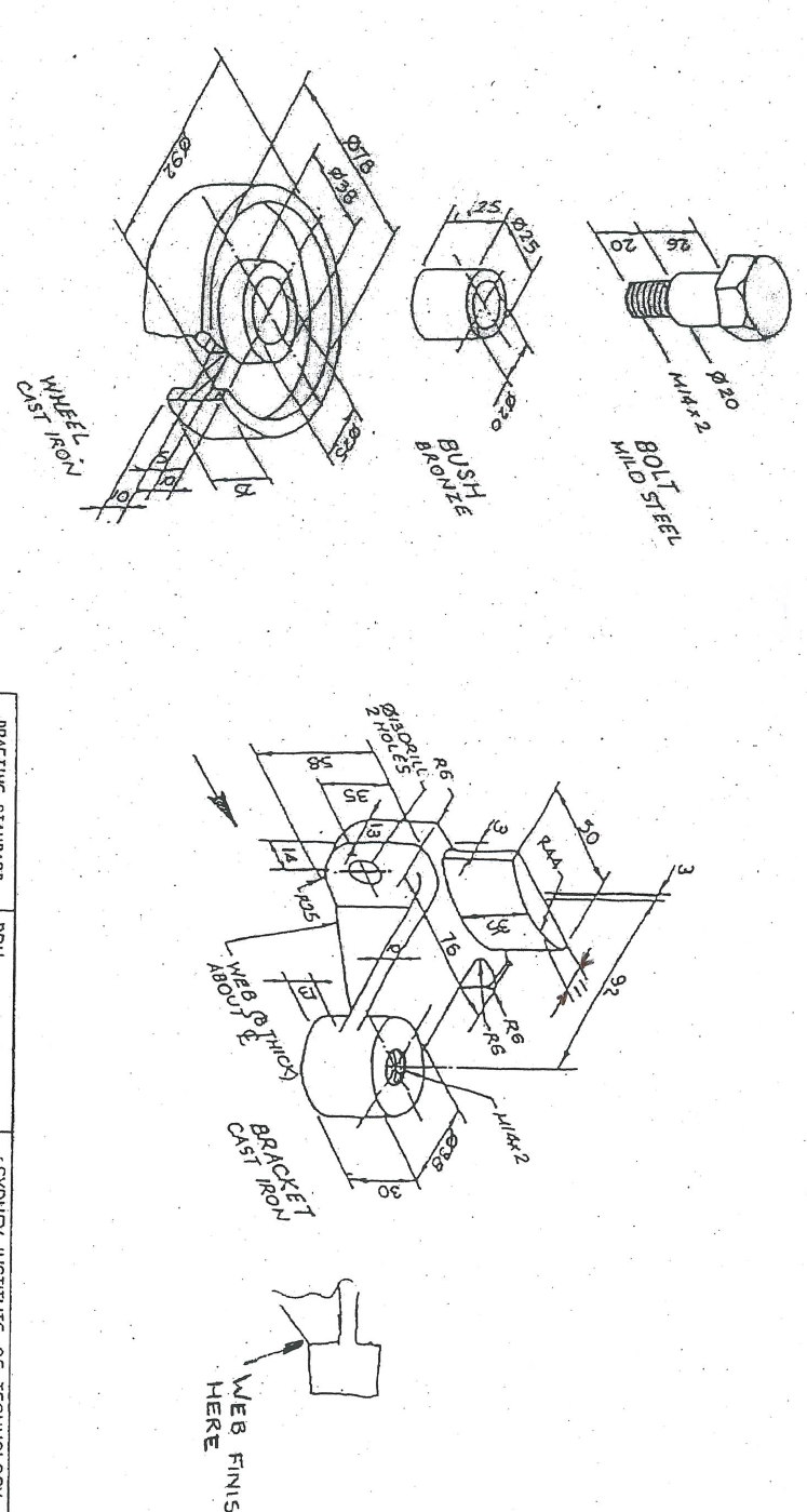 Solved 1. From the Sliding Door Guide drawing, create | Chegg.com
