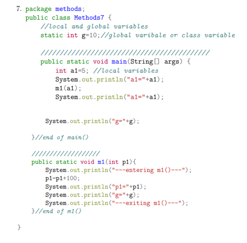 Solved find the out put in java language | Chegg.com