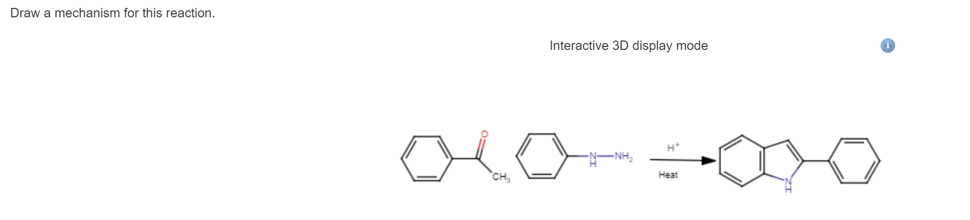 Solved Draw a mechanism for this reaction. Interactive 3D | Chegg.com