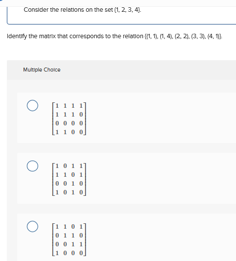 Solved Discrete Mathematics: A: This is a multi-part | Chegg.com