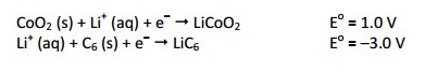 Solved COO2 (s) + Lit (aq) + Lico02 Lit (aq) + C6 (s) + | Chegg.com