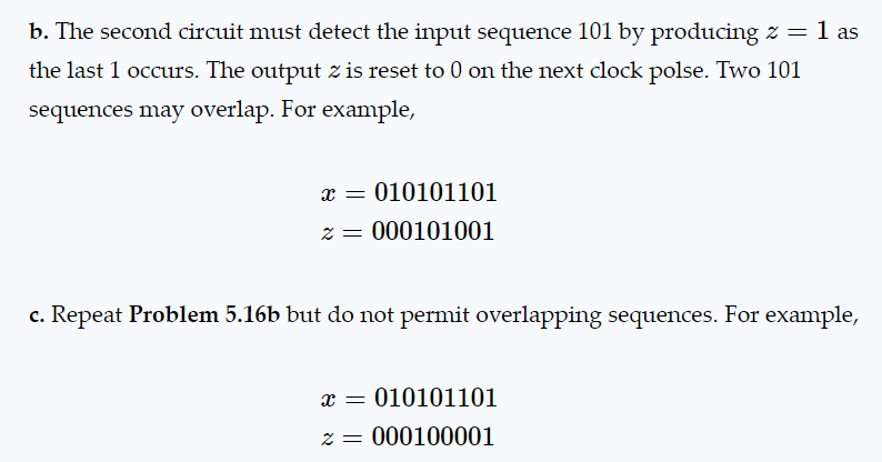 Solved 5.16 Determine four state diagrams for synchronous | Chegg.com