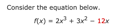 Solved Consider the equation below. Find the inflection | Chegg.com