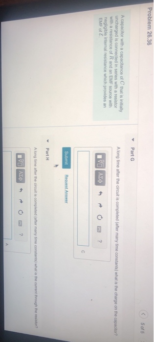 Solved Problem 26.36 5 of5 Part E s connected in series | Chegg.com