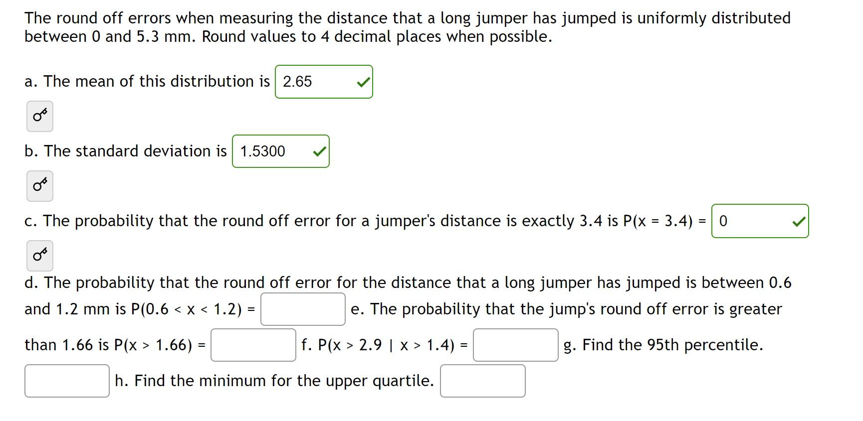 Solved The round off errors when measuring the distance that | Chegg.com