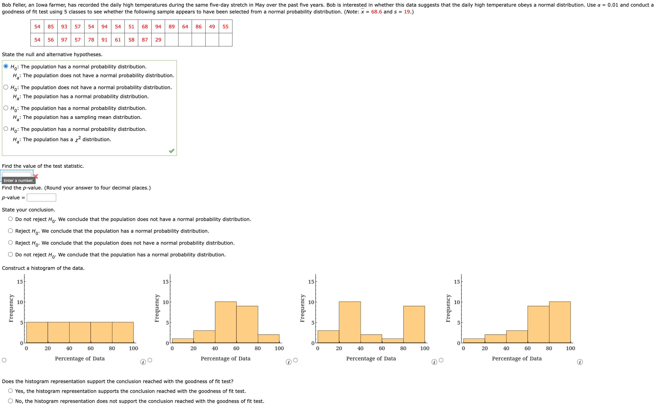 Solved State your conclusion.Do not reject H0. ﻿We conclude | Chegg.com