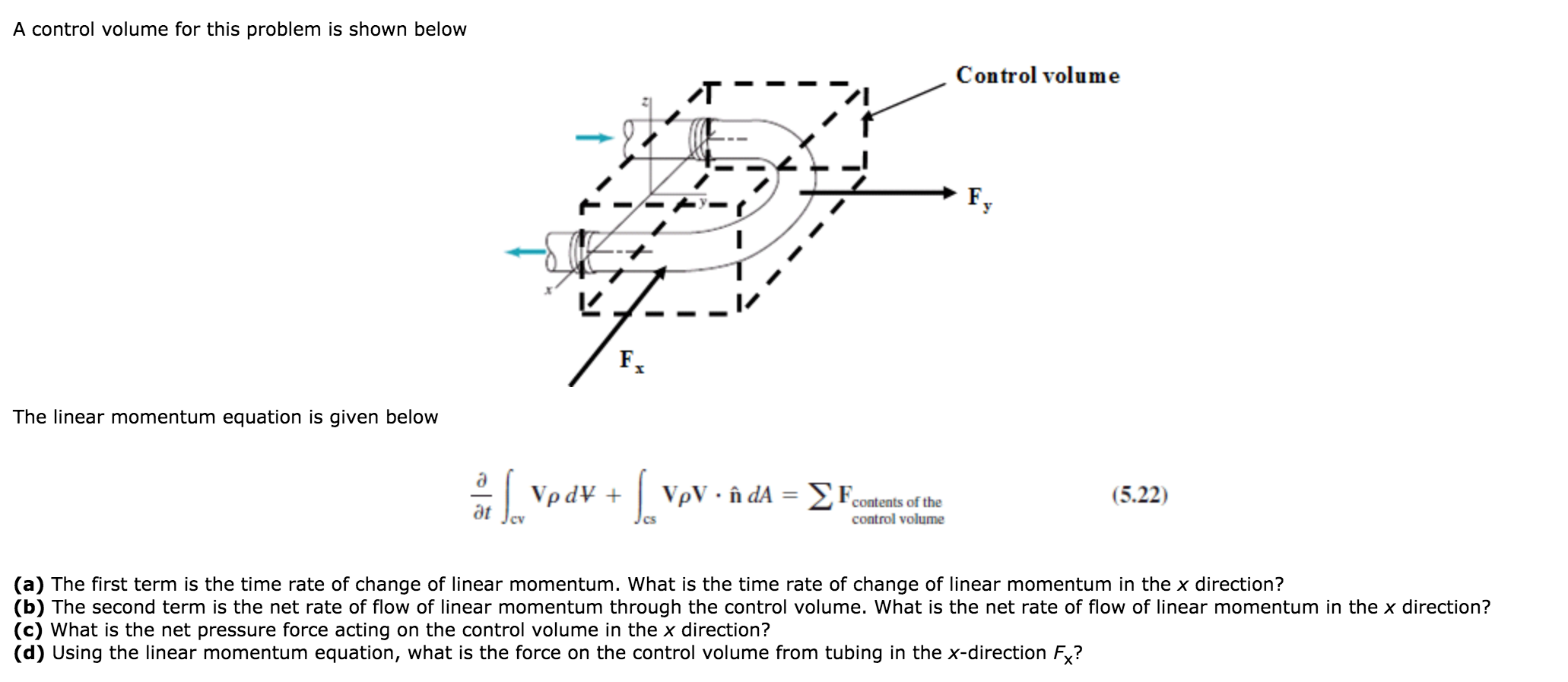 Solved (a) The first term is the time rate of change of | Chegg.com