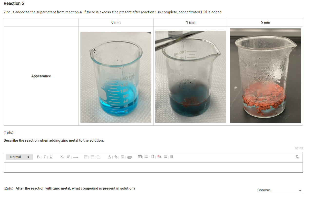 Solved A clear, colorless liquid is pipetted into a clear, | Chegg.com