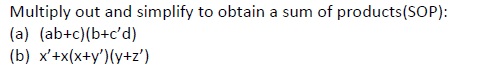 Solved Multiply out and simplify to obtain a sum of | Chegg.com