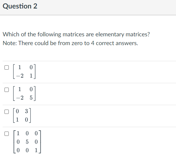Solved Question 3 Suppose that A is an invertible 4 x 4 | Chegg.com