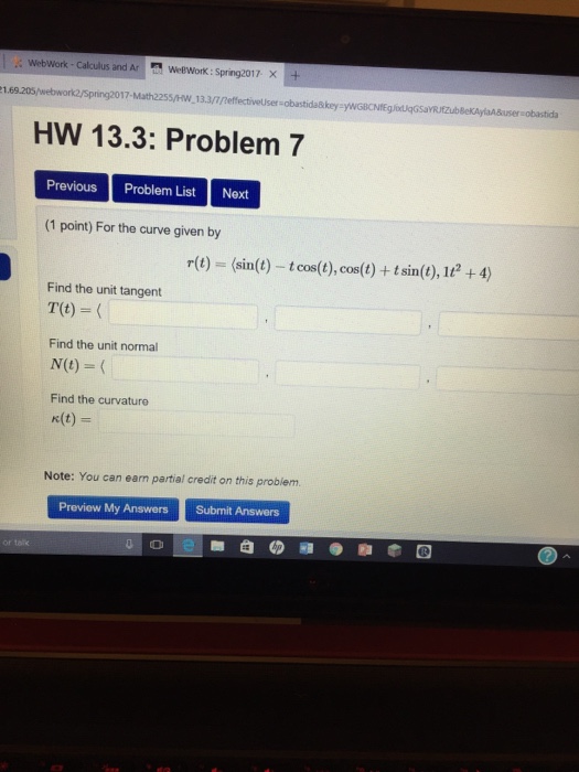 Solved For the curve given by r(t) = (sin(t) - t cos(t), cos | Chegg.com