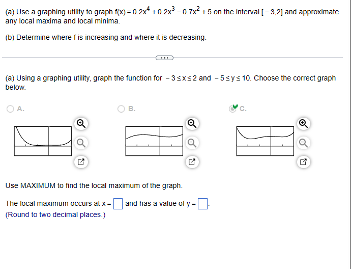 (a) Use a graphing utility to graph | Chegg.com