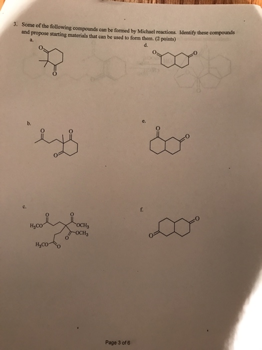 Solved Some of the following compounds can be formed by | Chegg.com