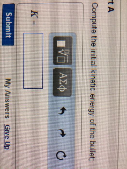 Solved xercise 8.43 A 12.0 g rifle bullet is fired with a | Chegg.com