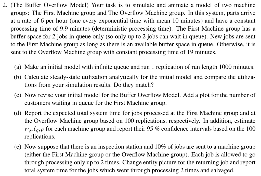 2. (The Buffer Overflow Model) Your task is to | Chegg.com