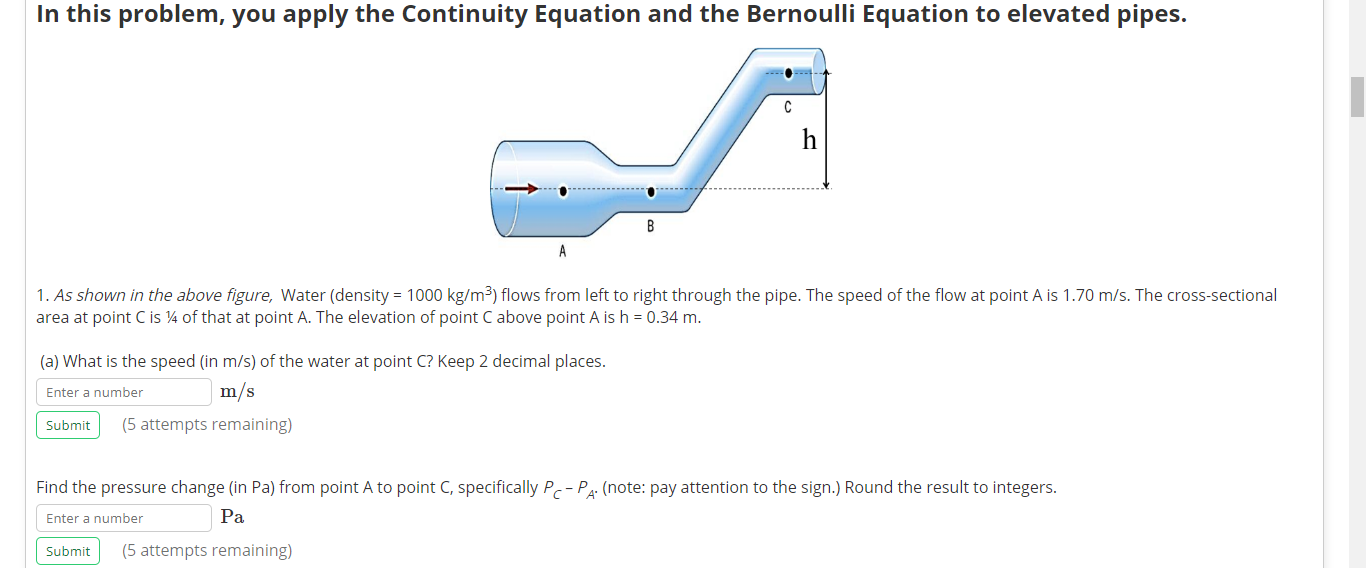 Solved In this problem, you apply the Continuity Equation | Chegg.com