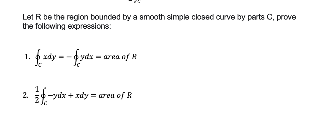 Solved Let R be the region bounded by a smooth simple closed | Chegg.com