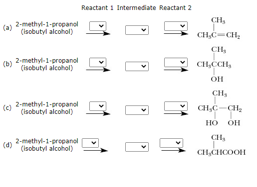 Solved Reactant 1 Intermediate Reactant 2 CH, (a) | Chegg.com