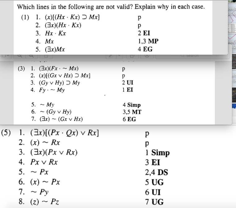 Solved Which lines in the following are not valid?Explain | Chegg.com