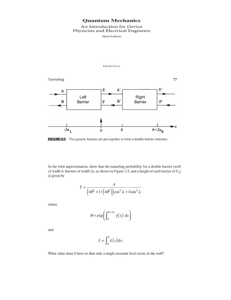 Quantum Mechanics An Introduction for Device | Chegg.com