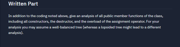 Solved #pragma once // A Binary Search Tree | Chegg.com