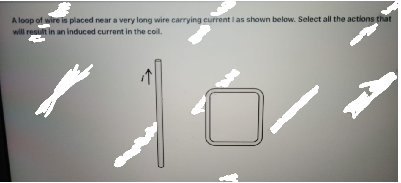Solved A loop of wire is placed near a very long wire | Chegg.com