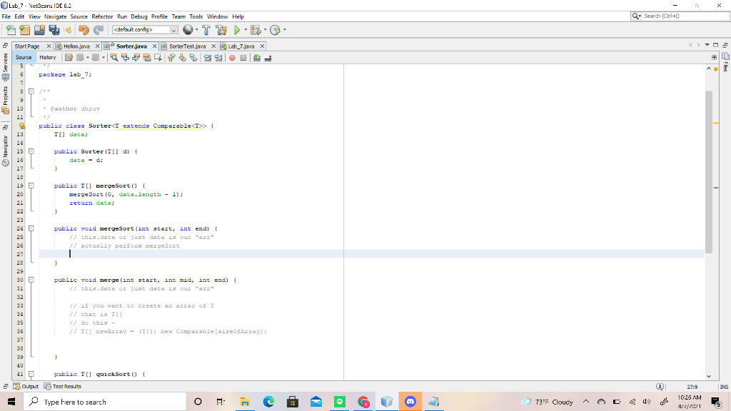 Solved How to implement merge sort and quick sort when | Chegg.com