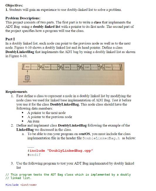Objectives: 1. Students will gain an experience to | Chegg.com