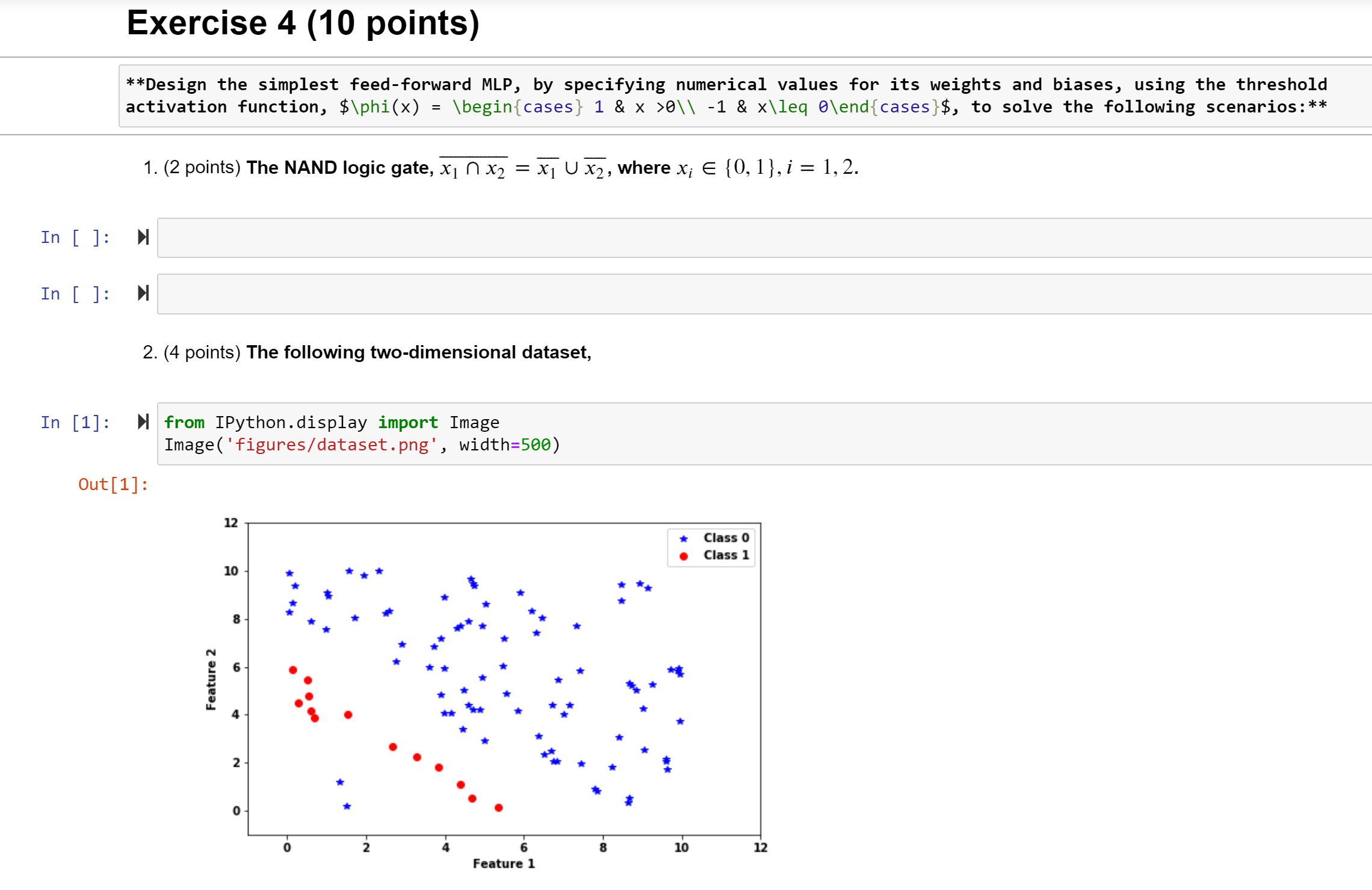 Solved **Design the simplest feed-forward MLP, by specifying | Chegg.com