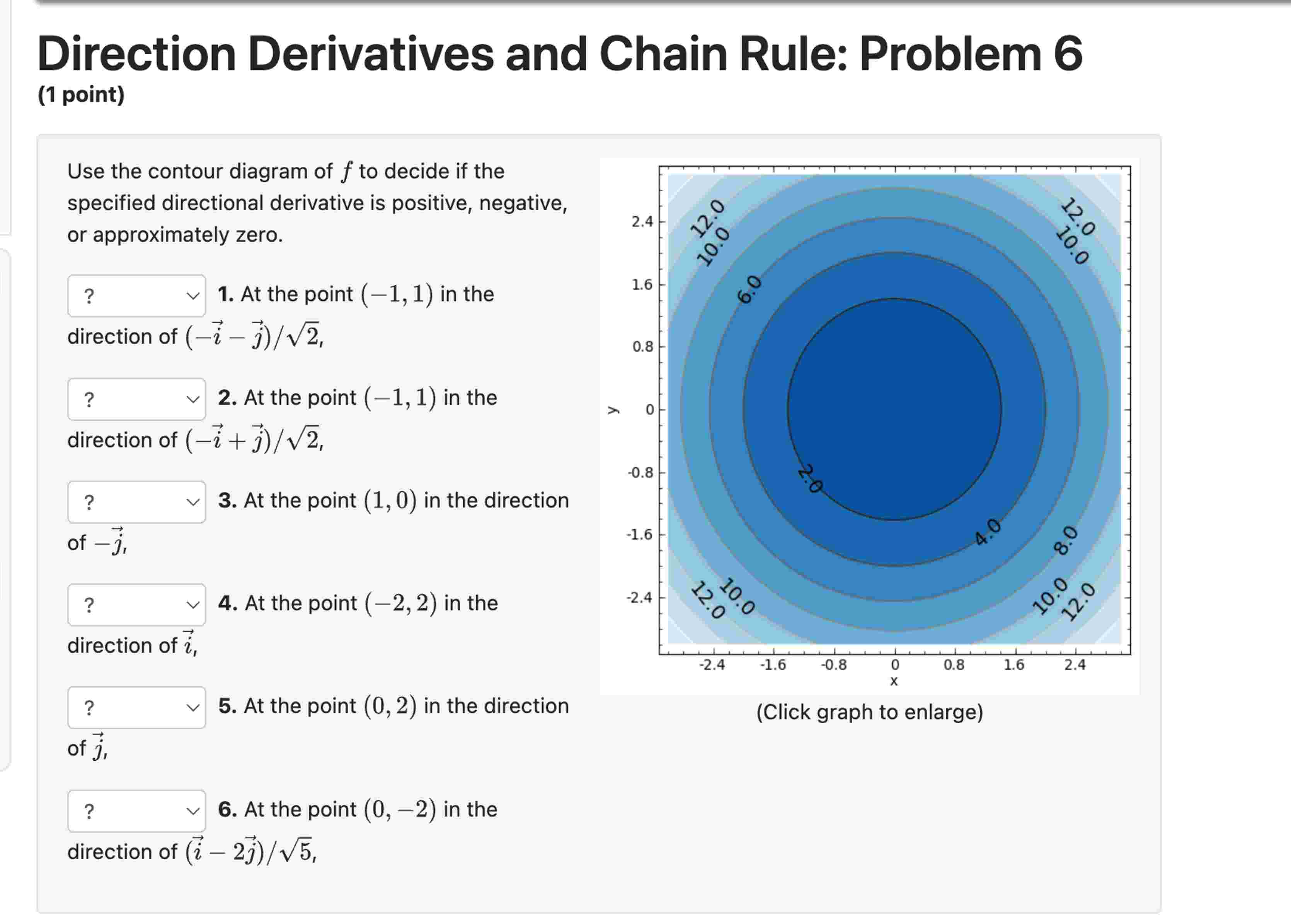 Solved Direction Derivatives and Chain Rule: Problem 6(1 | Chegg.com