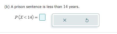 Solved Prison Sentences The average prison sentence for a | Chegg.com