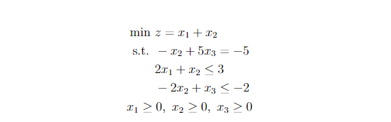 Solved We would like to solve the linear program below using | Chegg.com