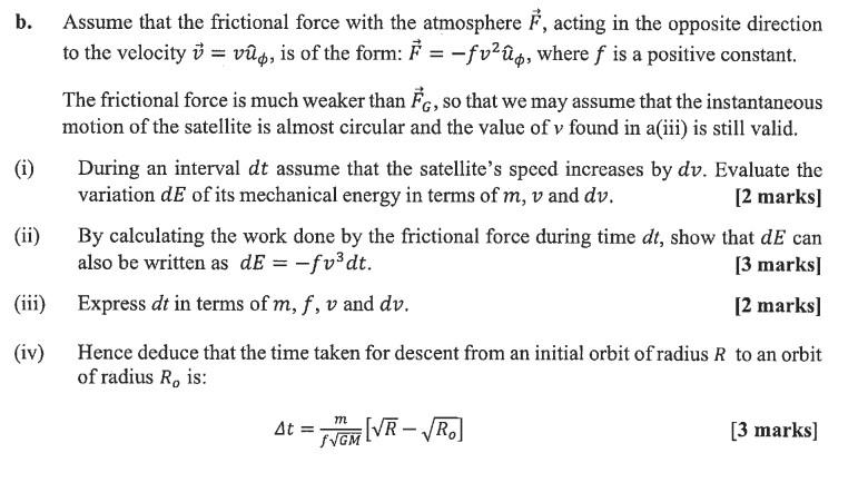 b. Assume that the frictional force with the | Chegg.com