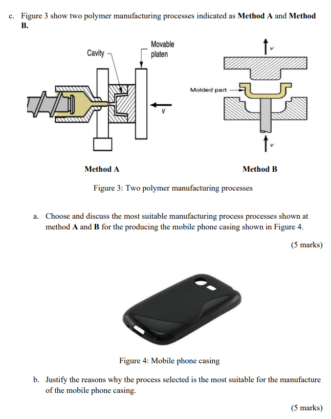 Solved c. Figure 3 show two polymer manufacturing processes | Chegg.com