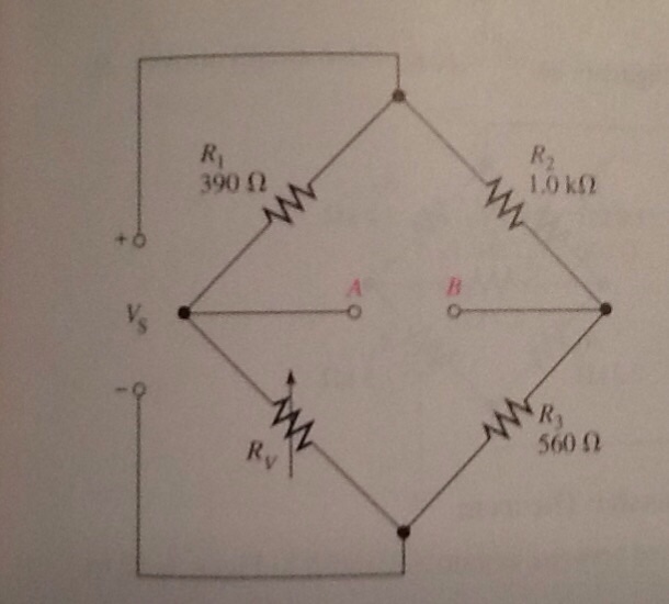 Solved A bridge network is shown in the figure below. To | Chegg.com