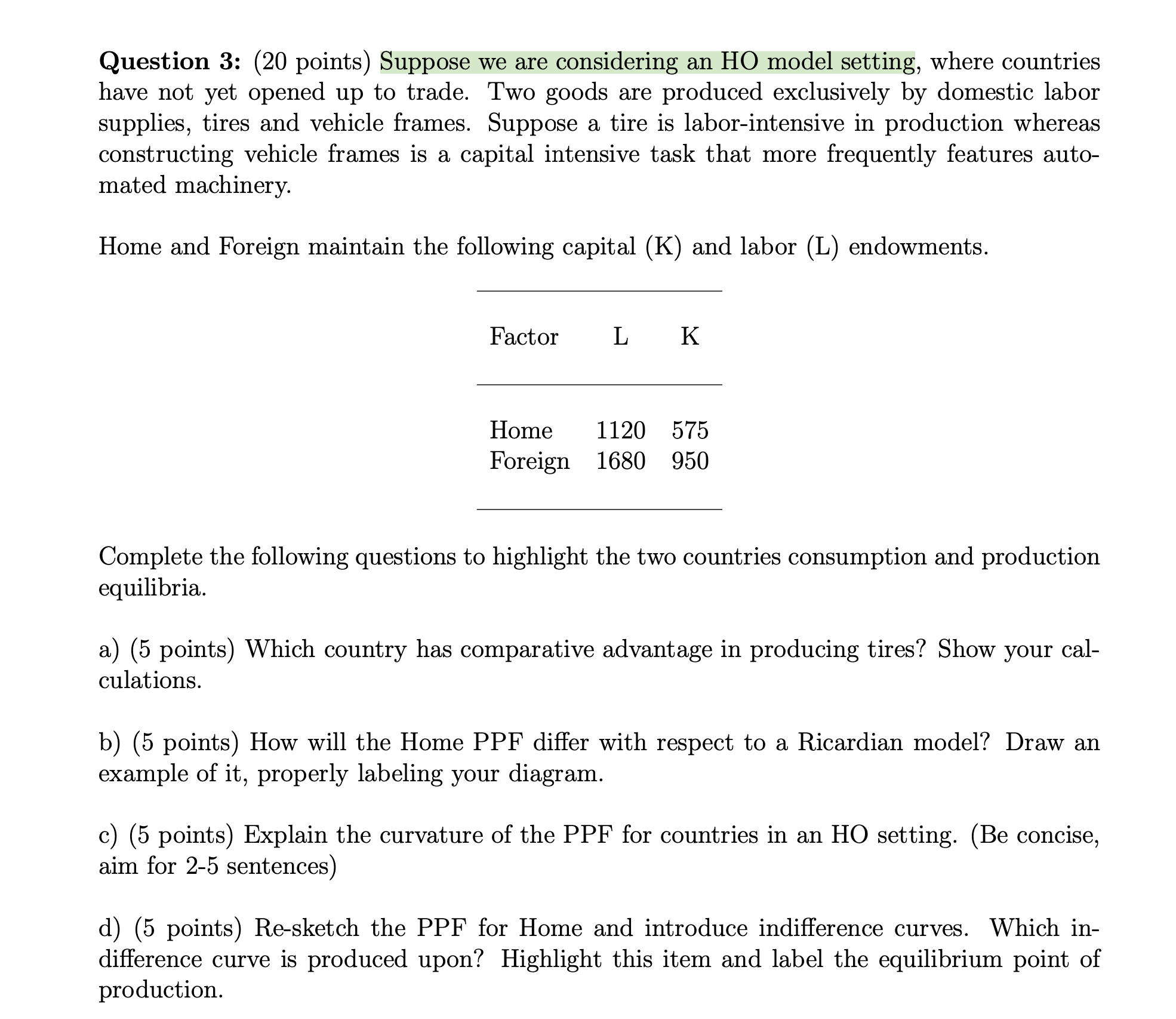 Solved Question 3: (20 points) Suppose we are considering an | Chegg.com