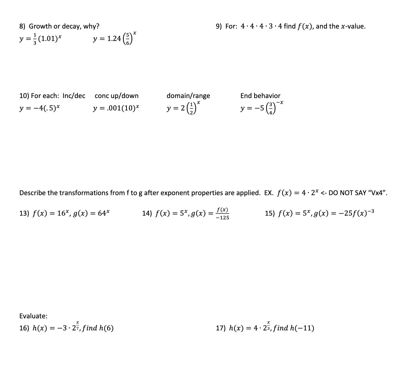 Write an equation using the kth term provided. 1) | Chegg.com