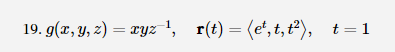 Solved use the Chain Rule to calculate d/dt f(r(t)) at the | Chegg.com