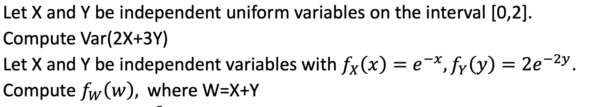 Solved Let X and Y be independent uniform variables on the | Chegg.com