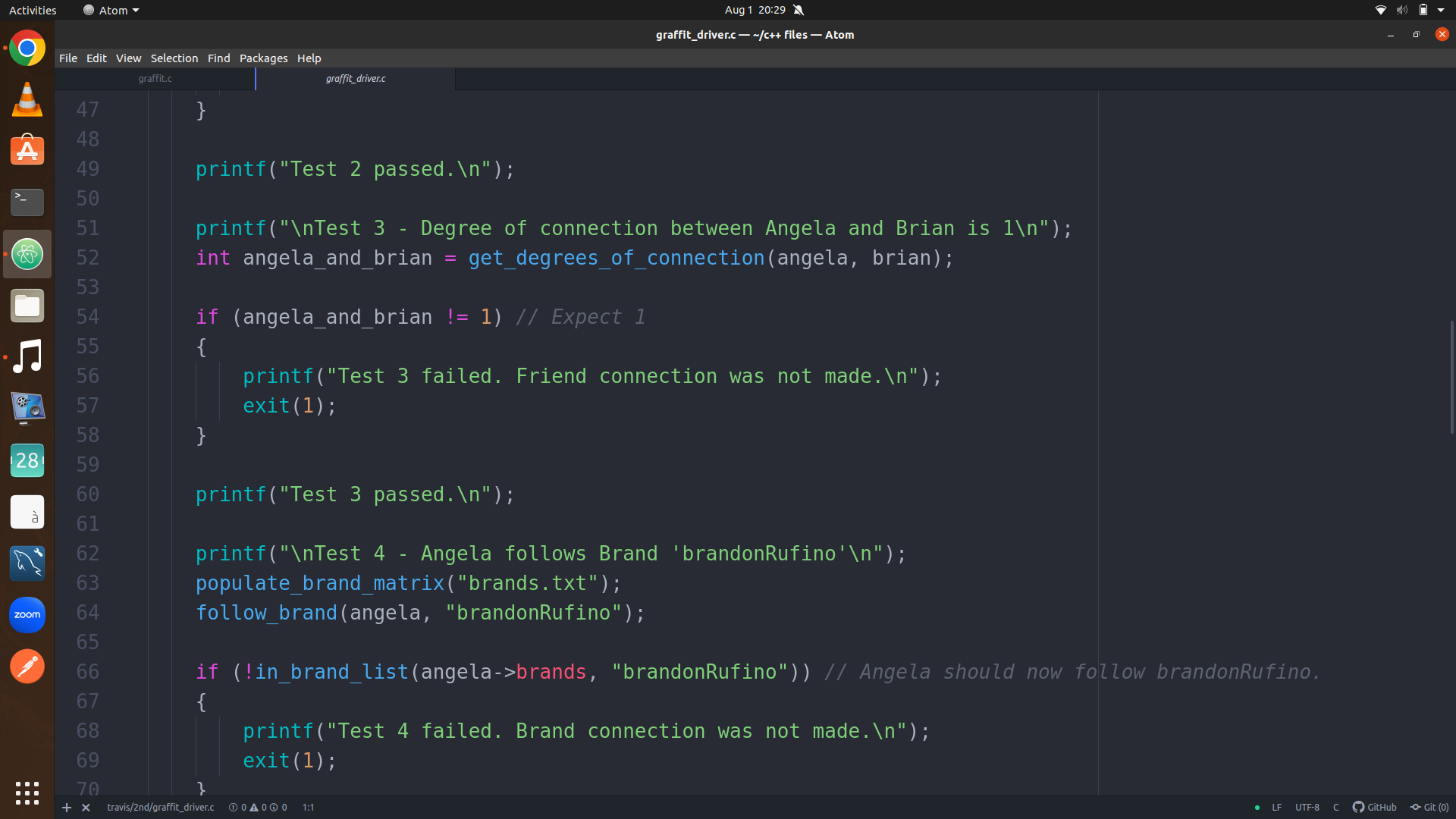 Solved *** We have to do the TODOS in the graffit.c file. | Chegg.com