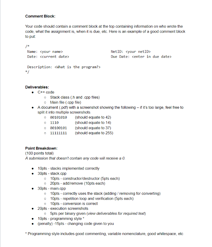 Solved Objectives: - Continue practicing past concepts - | Chegg.com