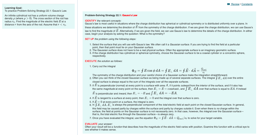 Solved I Review | Constants Learning Goal: To practice | Chegg.com