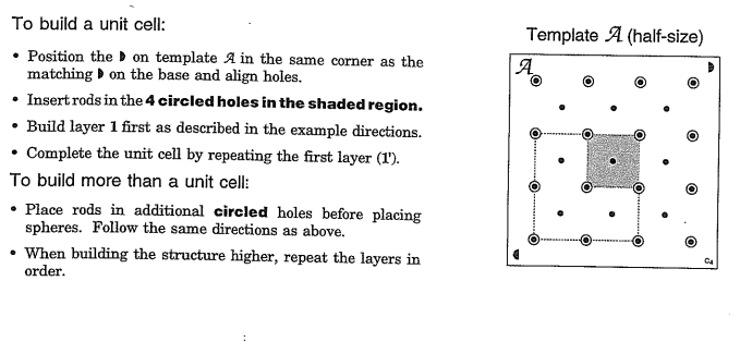 Solved 1. Primitive Cubic Instructions for making this | Chegg.com