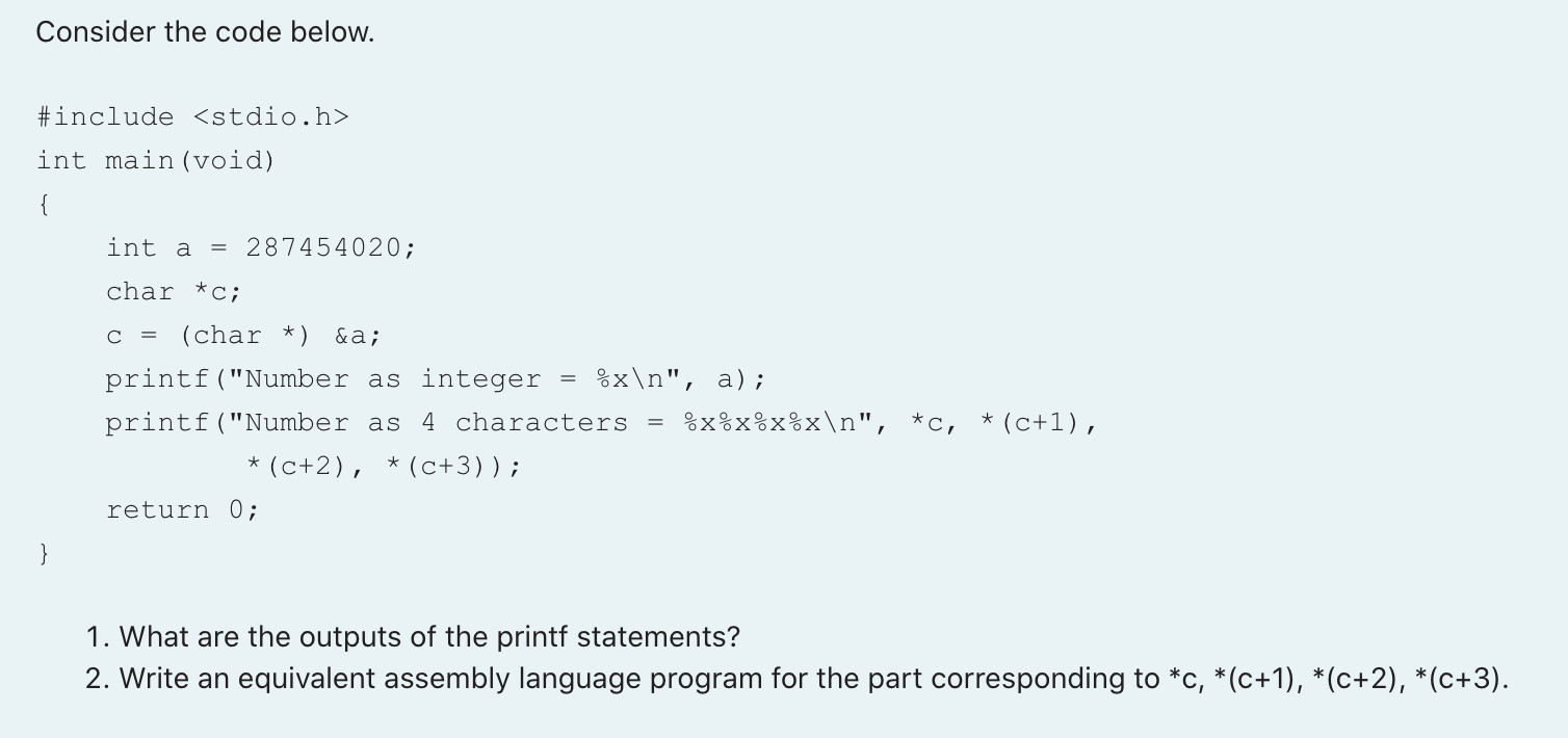 Solved Consider the ARM Assembly code: mov al, vi, ror #8 1. | Chegg.com