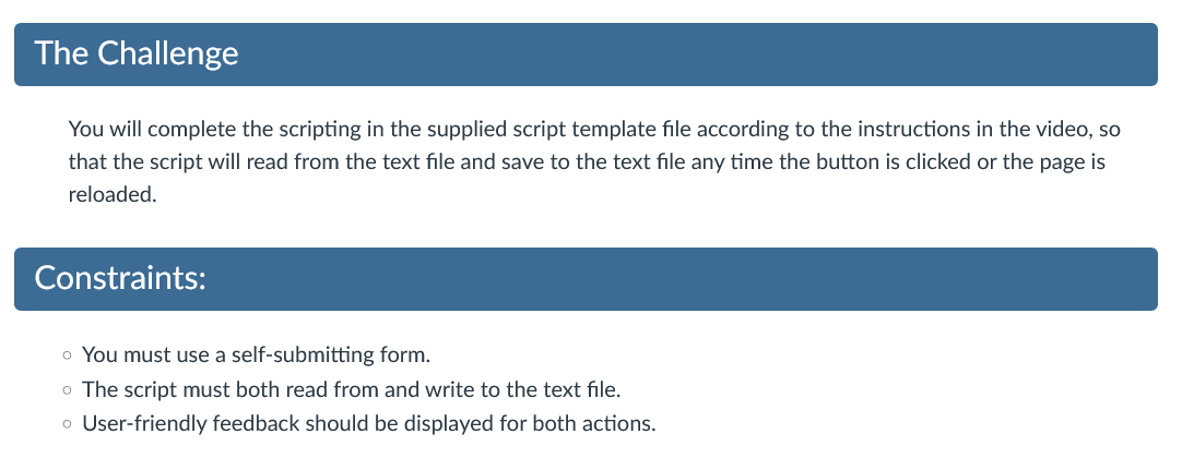 Solved Php Write A Script That Will Read From The Text File 1934
