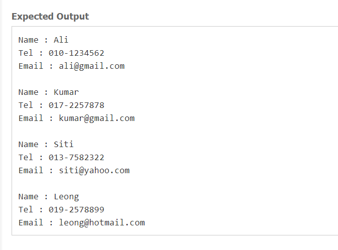 Solved File - Biodata Compiler: Java (java-1.8.0_121) Write | Chegg.com